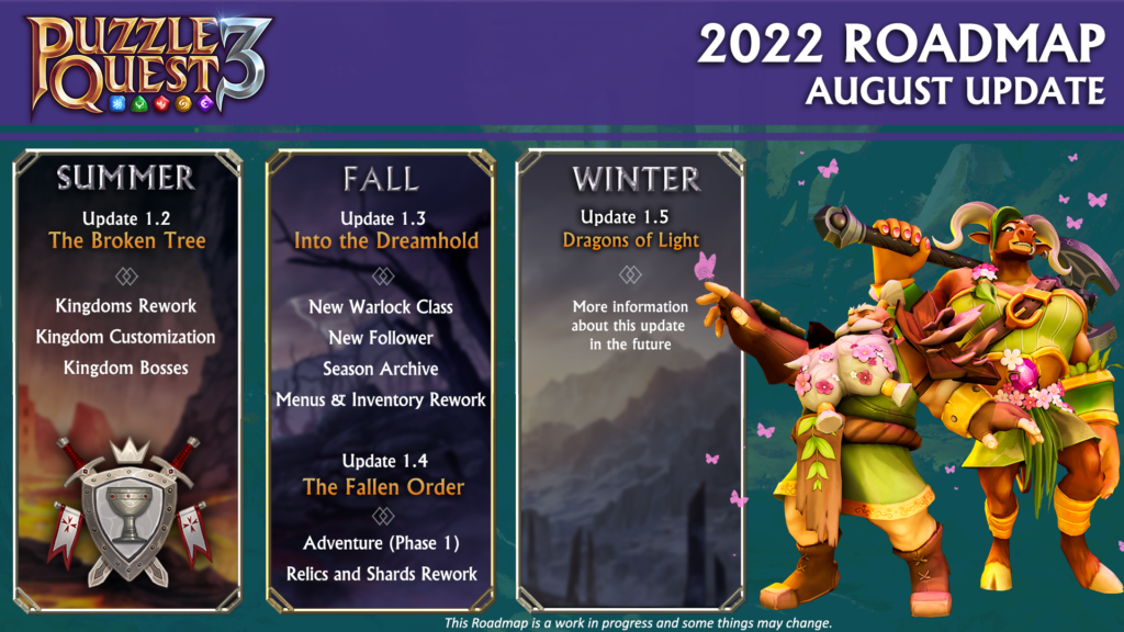 August Community Update - Puzzle Quest 3