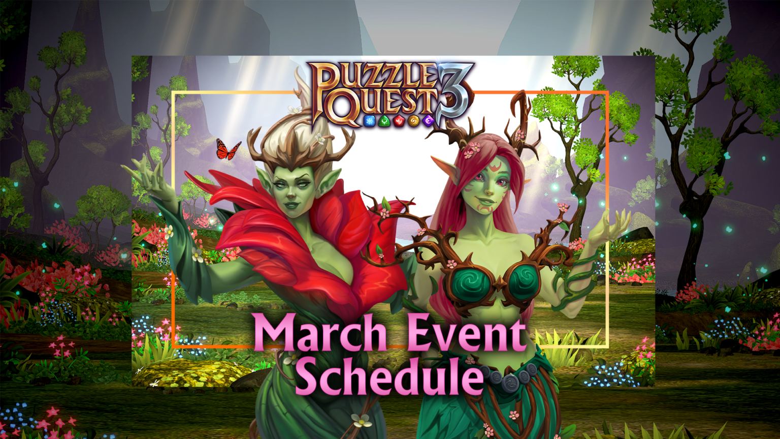 March Event Schedule - Puzzle Quest 3
