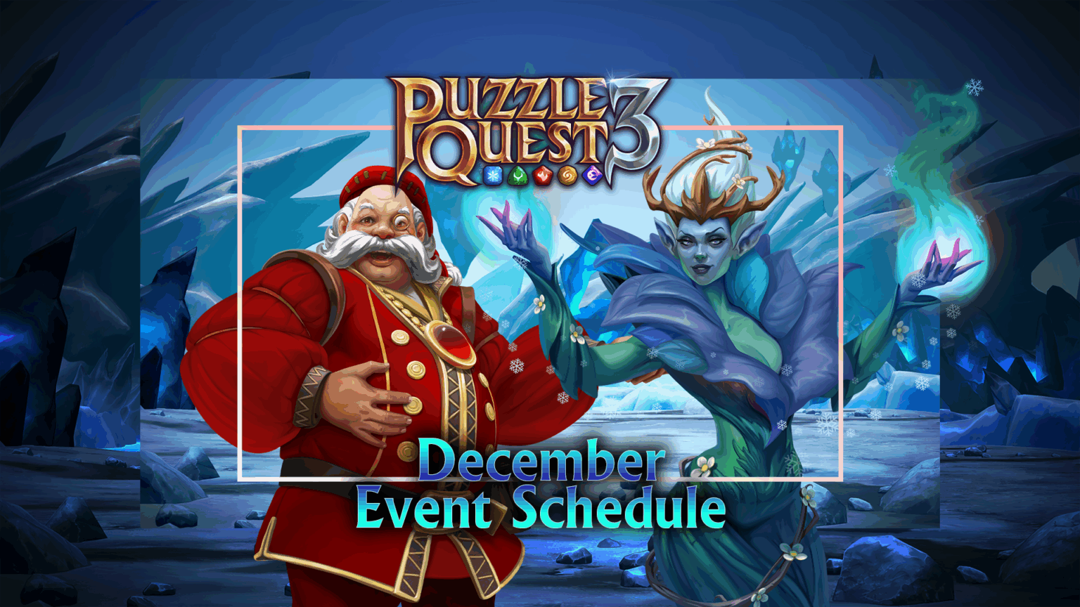 December Event Schedule - Puzzle Quest 3